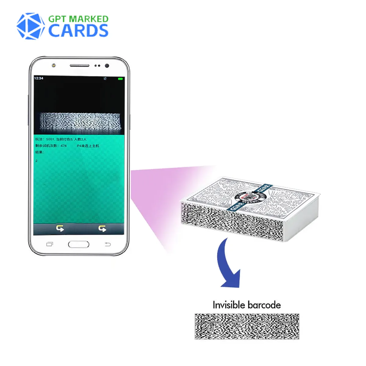 GGPoker Barcode Side Marked Decks For Casino Cheating - GPT Marked Cards
